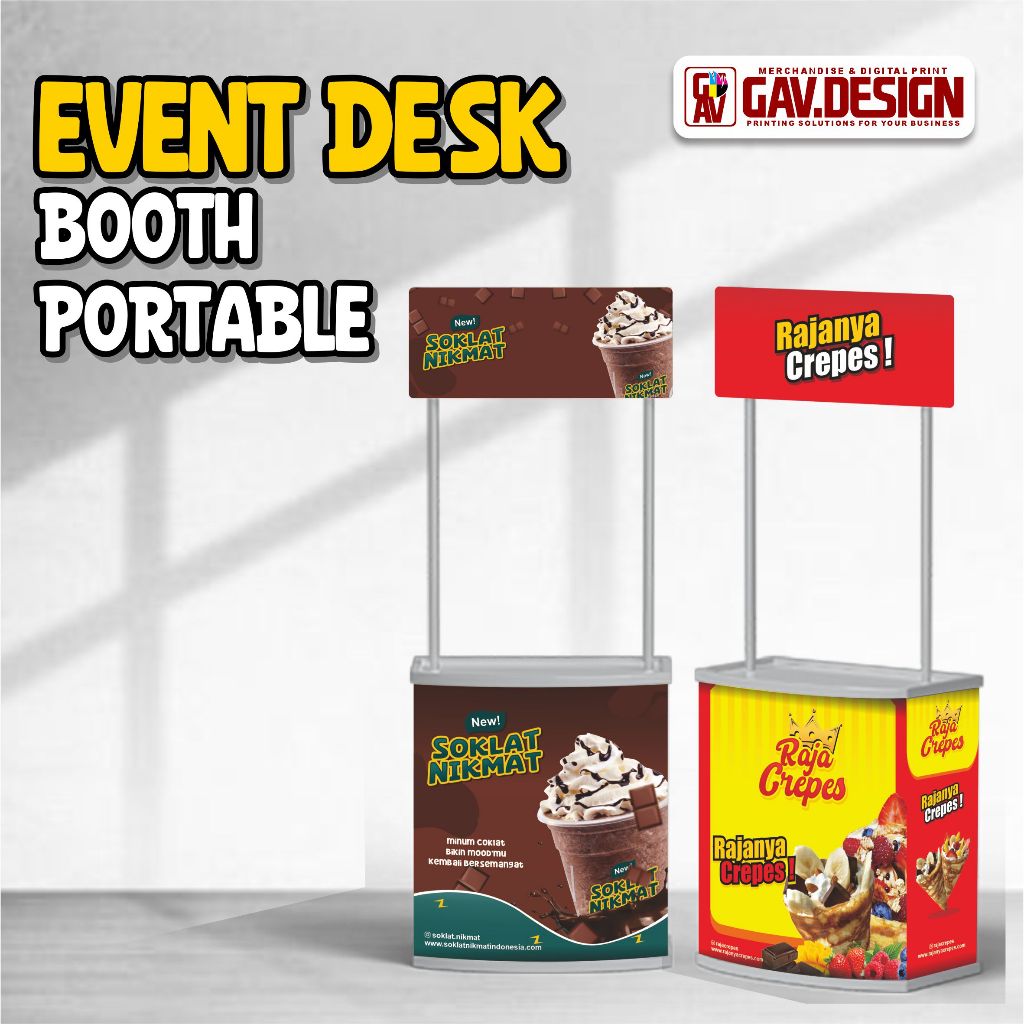 Jual meja booth event desk portable | Shopee Indonesia