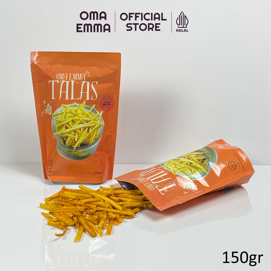 Jual OMA EMMA - STIK TALAS 150gr KERIPIK TALAS GURIH DAN RENYAH MAKANAN ...