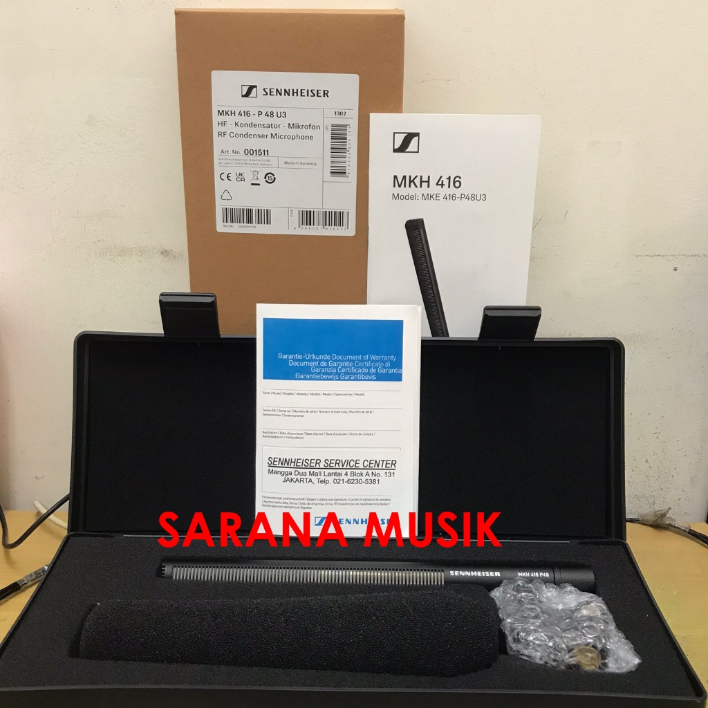 Jual Mic Shotgun Sennheiser MKH416 P48 / MKH-416 P48 / Sennheiser MKH 416 Short Shotgun ...