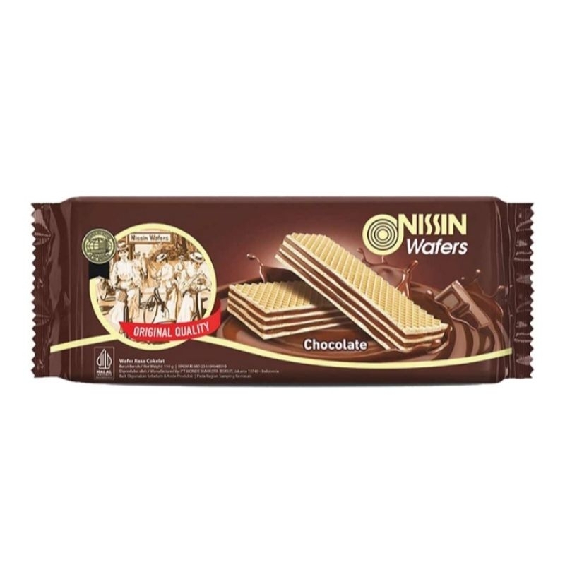 Jual Nissin Wafer Chocolate 110g Wafer Nissin Cokelat 100gr Wafer ...