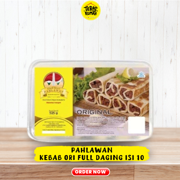 Jual KEBAB PAHLAWAN - ORIGINAL ISI 10 FULL DAGING | Shopee Indonesia