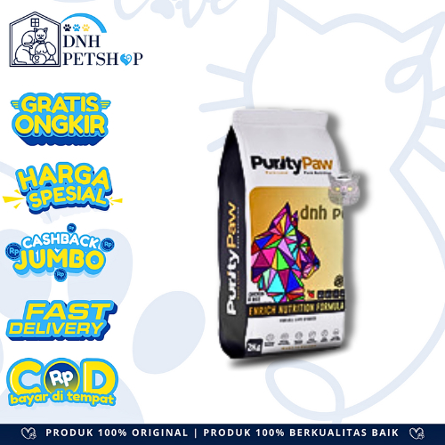 Jual PURITY PAW 1,2KG Chicken and Rice All Stages 1,2KG makanan kering ...