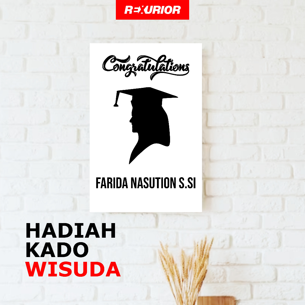 Jual Hadiah / kado wisuda papan anti mainstream I Rexurior | Shopee ... Jual Hadiah / kado wisuda papan anti mainstream I Rexurior | Shopee ...