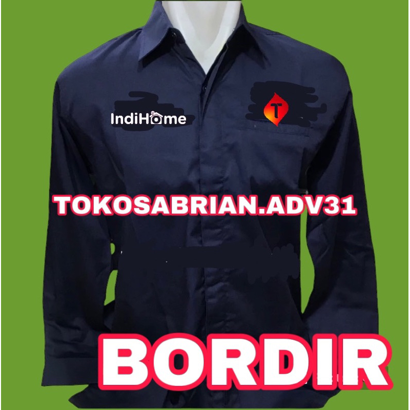 Jual KEMEJA INDIHOME BAJU INDIHOME SERAGAM INDIHOME | Shopee Indonesia