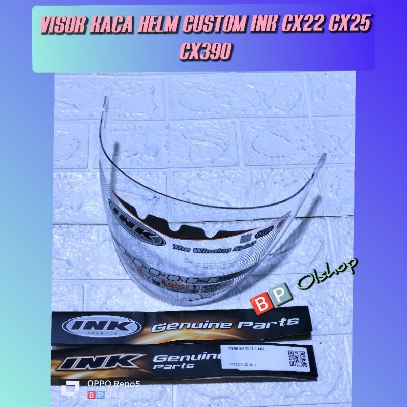 Jual Visor Kaca Helm Premium Ink CX22 CX25 CX390 KYT Romeo Kyt Scorpion ...