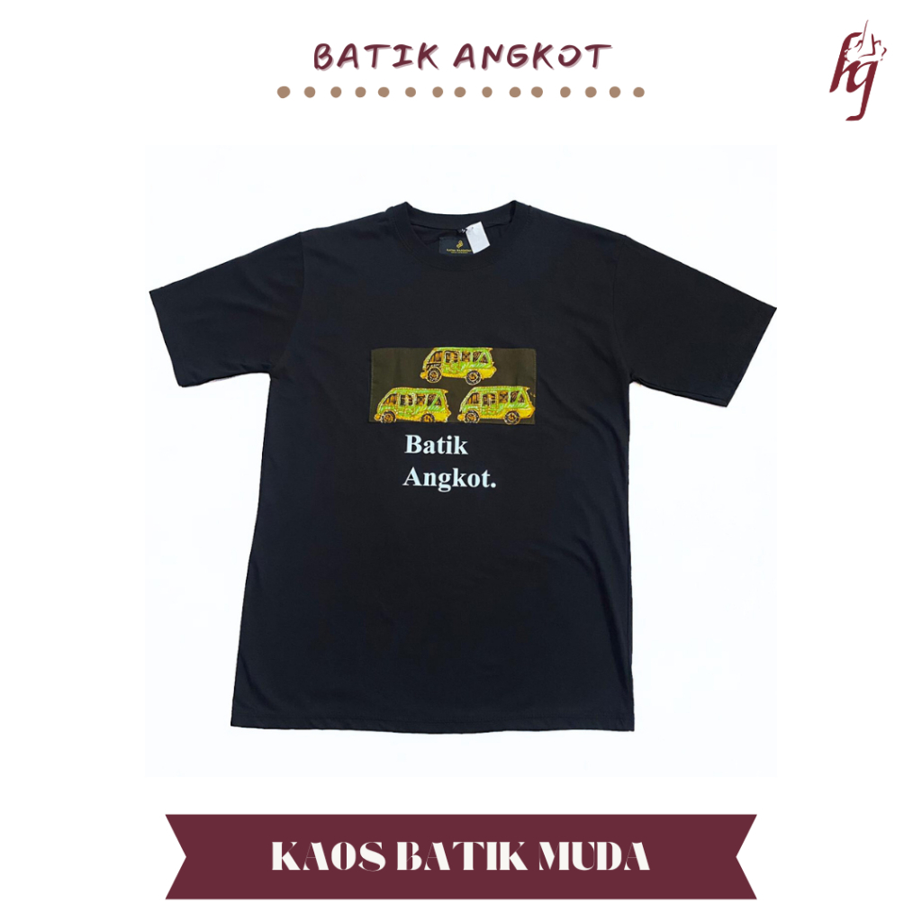 Jual Kaos Batik Muda - Batik Angkot Series | Shopee Indonesia