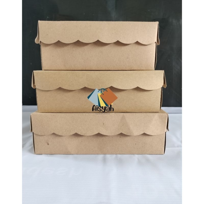 Jual Box Makanan / Kardus Makanan / Kardus Polos Coklat ( Aisyah Jaya ...