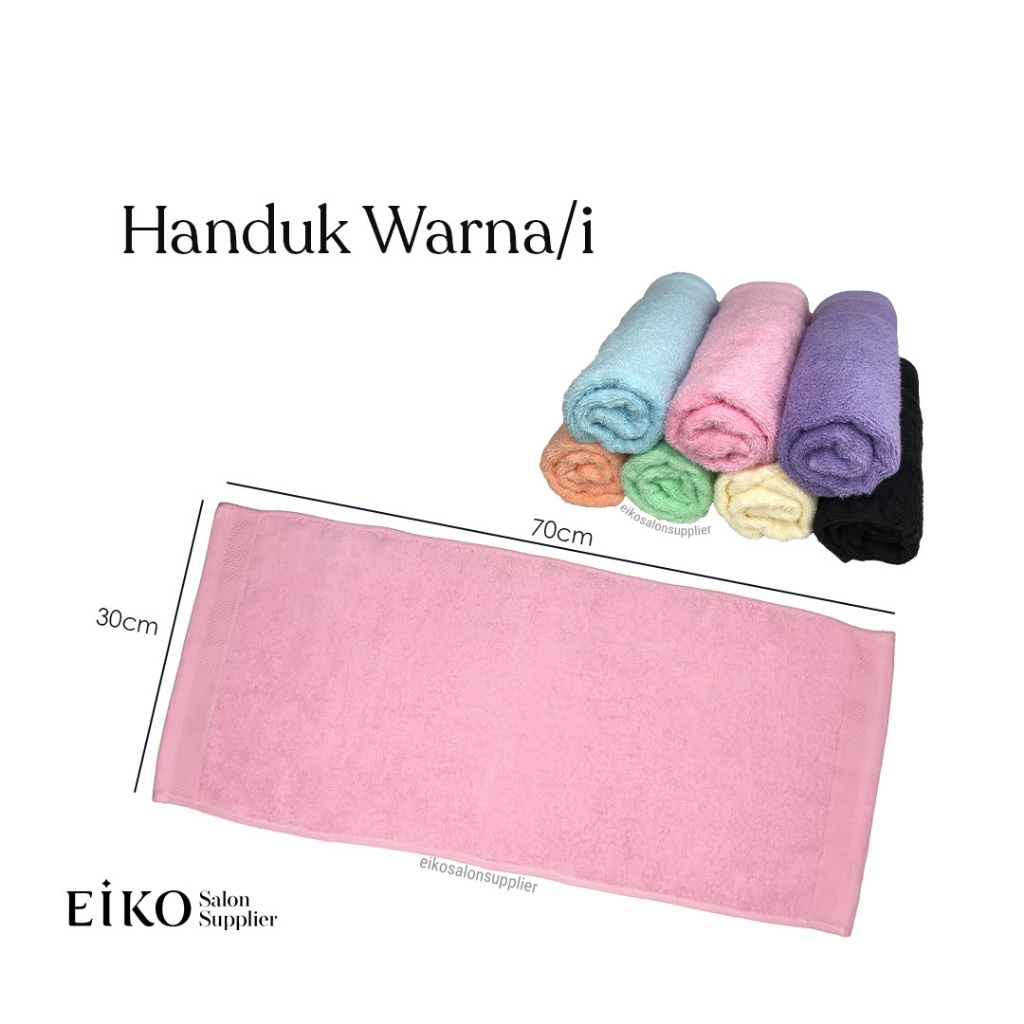 Jual Handuk Hitam Warna Warni Tebal Untuk Salon Barber Barbershop ...