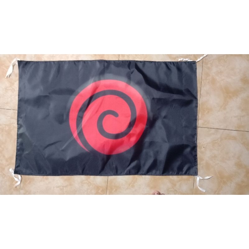 Jual BENDERA [READY] KONOHA AKATSUKI SENJU UCIHA UZUMAKI NARUTO 90X60 ...