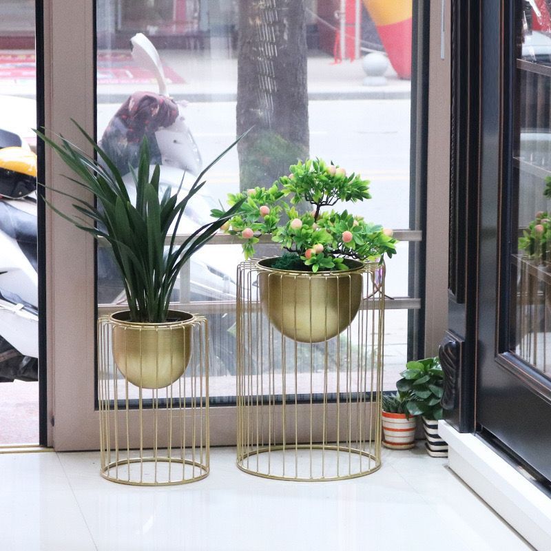 Jual Gold Standing Flower Vas / Pot Berdiri | Shopee Indonesia