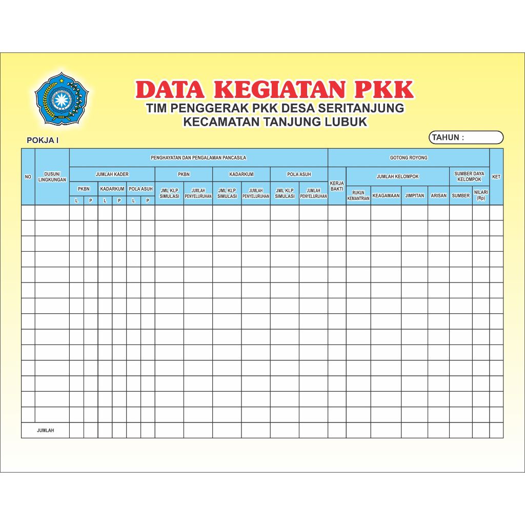 Jual Banner Spanduk Data Kegiatan PKK CUSTOM FREE ! | Shopee Indonesia
