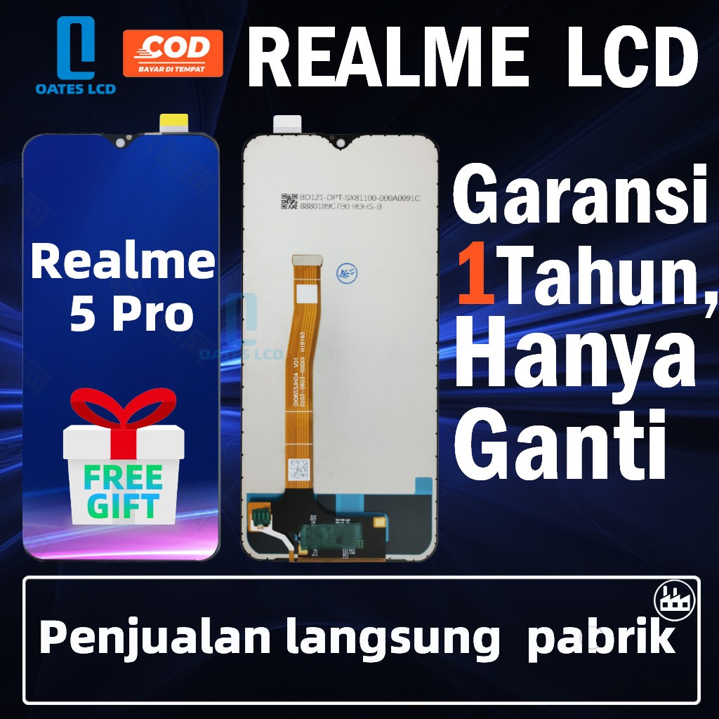Jual LCD OPPO REALME 5 Pro UNIVERSAL FULLSET Touchscreen ORI OEM LAYAR ...