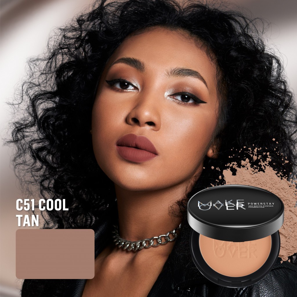 Jual MAKE OVER Powerstay 24H Matte Powder Foundation - Bedak padat ...