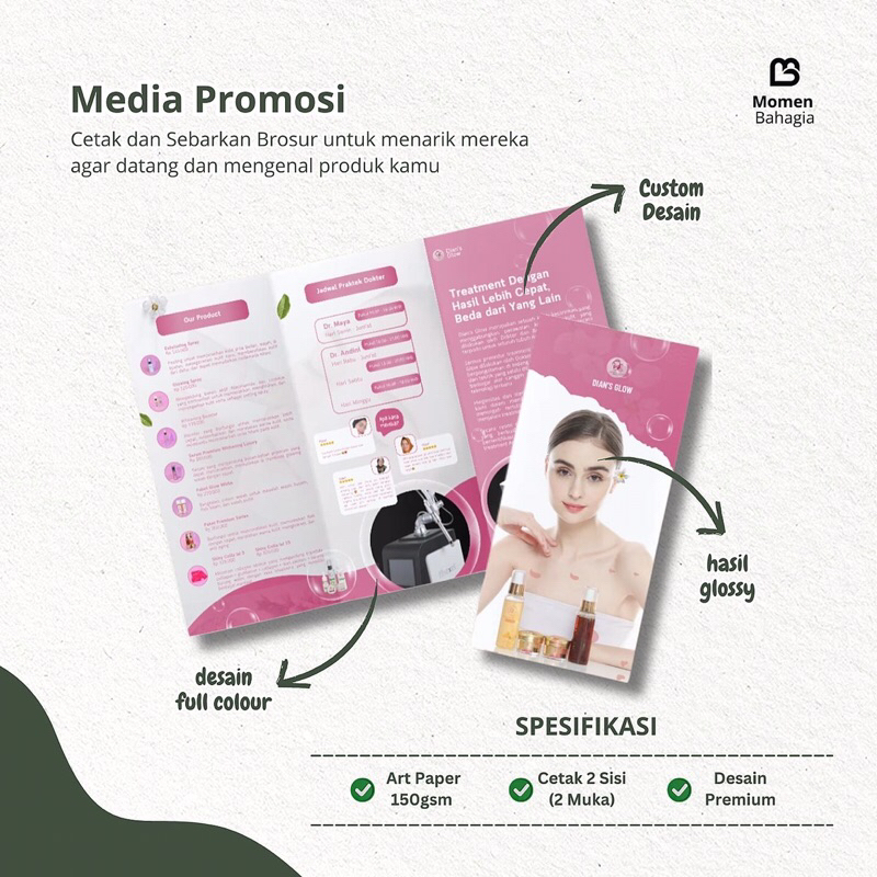 Jual Cetak Brosur Usaha/Sekolah Ukuran F4 & A4 Bisa Cetak Dibawah 1 Rim | Shopee Indonesia