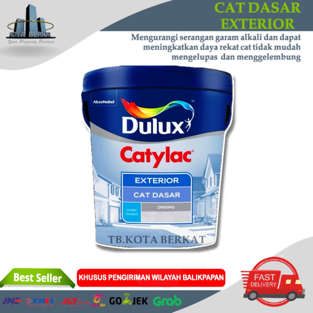 Jual CAT DASAR EXTERIOR DULUX CATYLAC / CAT DASAR TEMBOK LUAR 5KG ...