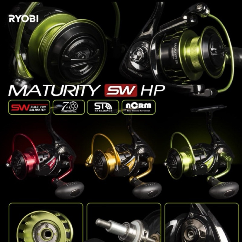 Jual REEL RYOBI MATURITY SW HP GREEN | Shopee Indonesia