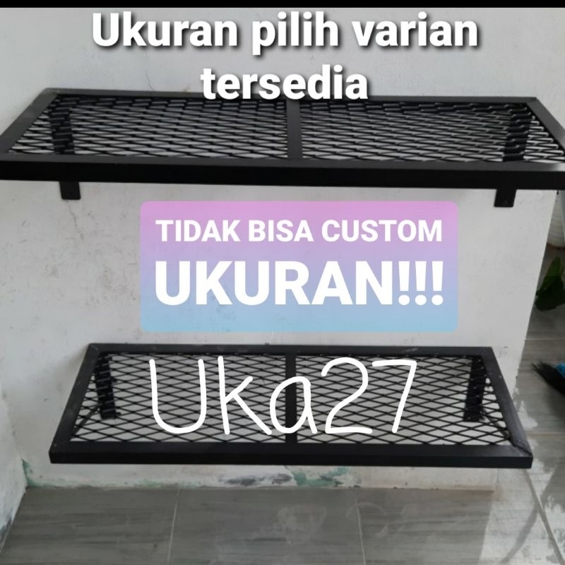 Jual rak ambalan pot bunga rak PC rak printer tempel dinding serbaguna ...