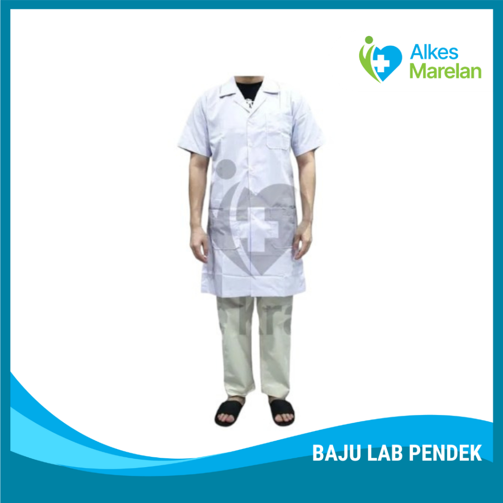 Jual Baju Lab Lengan Pendek / Jas Laboratorium / Baju Praktikum ...