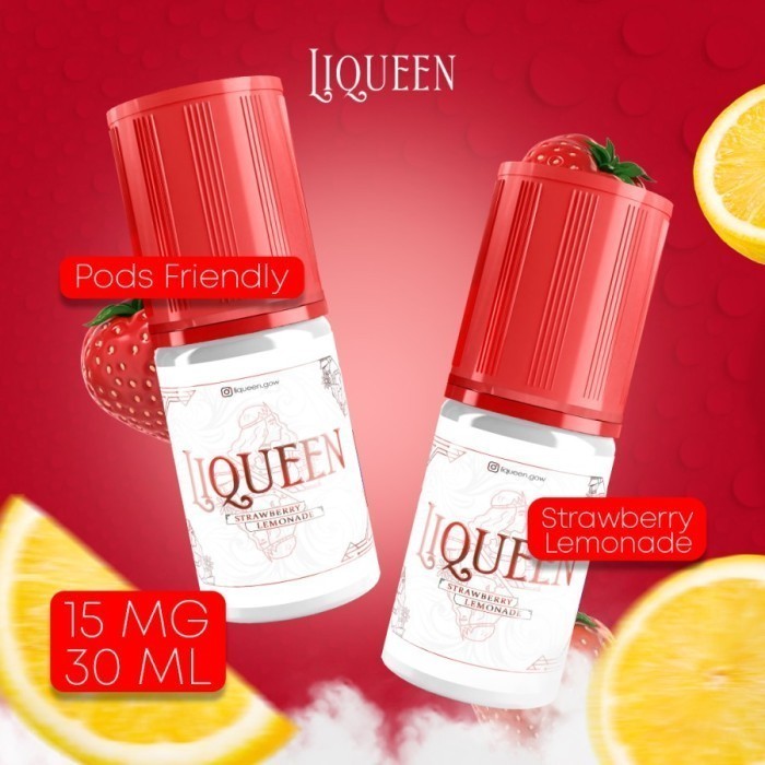 Jual LIQUID LIQUEEN STRAWBERRY LEMONADE 30ML 15MG AUTHENTIC BY GOW ...