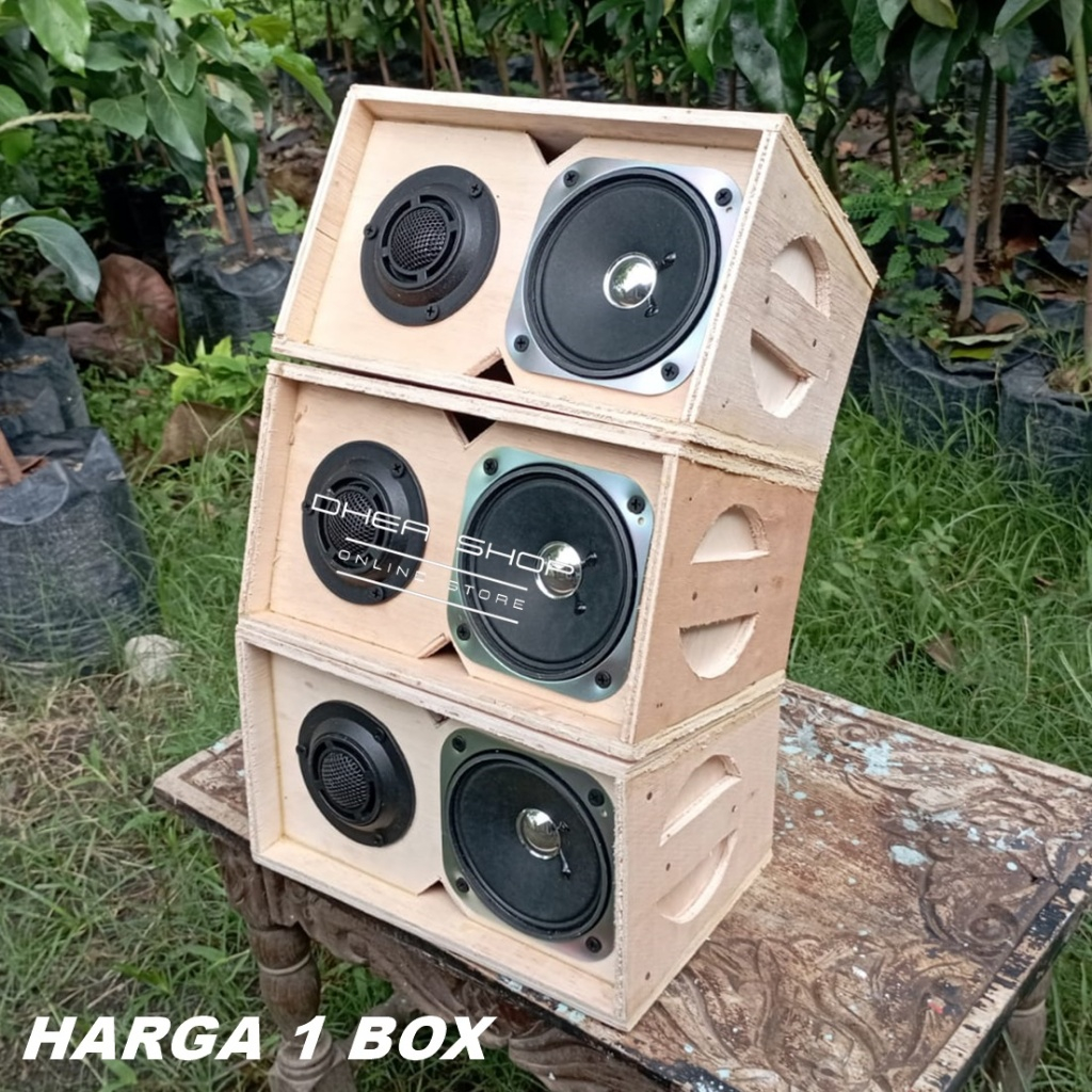 Jual Paket 1 Box Line Array 4 inch isi Speaker ACR KSV 4 inch plus ...