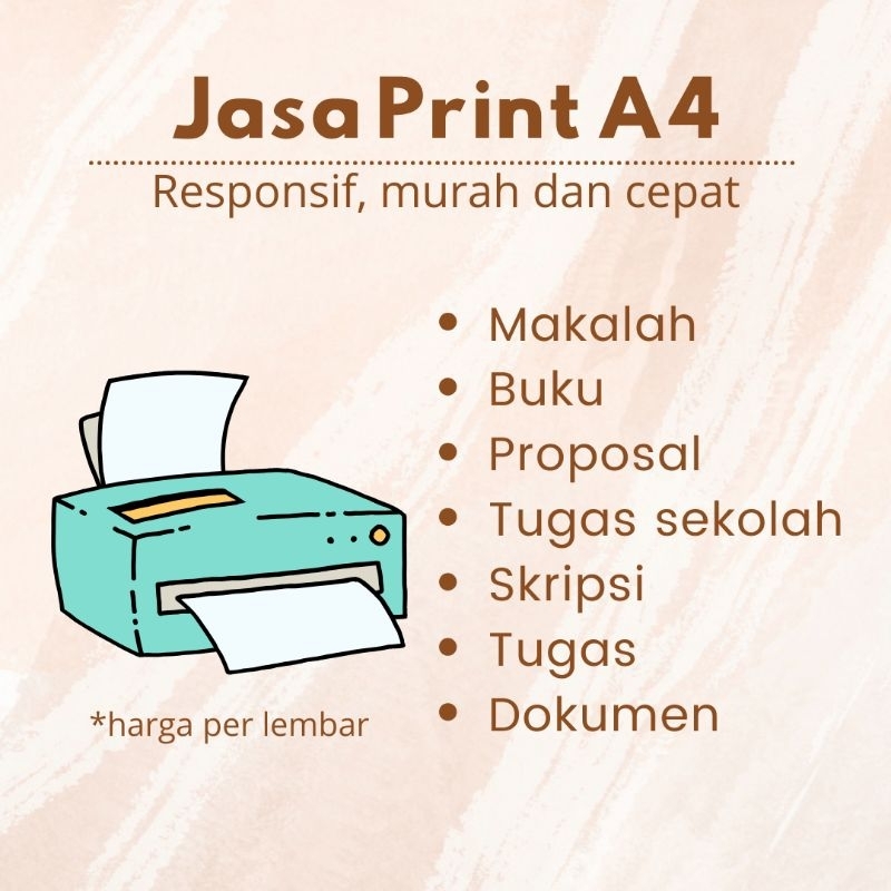 Jual CETAK / PRINT DOKUMEN TUGAS, MAKALAH, SKRIPSI, BUKU, PROPOSAL ...