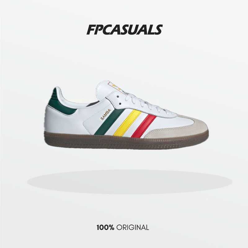 Jual Adidas Samba OG Rasta White BNIB Original Resmi | Shopee Indonesia