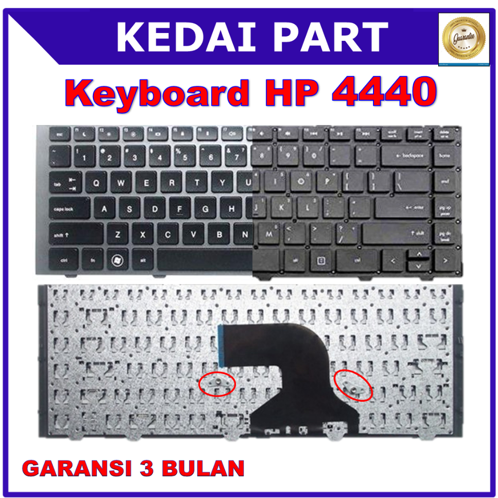 Jual Keyboard HP Probook 4440 4440s 4441 4441s 4445 4445s 4446 4446s ...