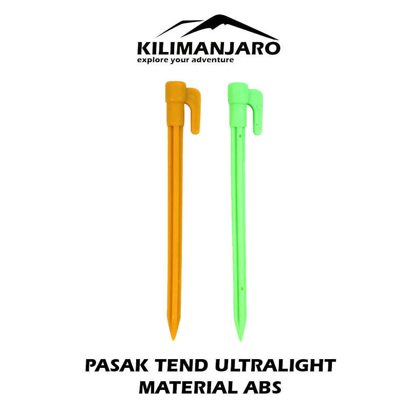 Jual Pasak Tenda Camping ABS - Pasak Ultralight Panjang 16 Cm 1 ...