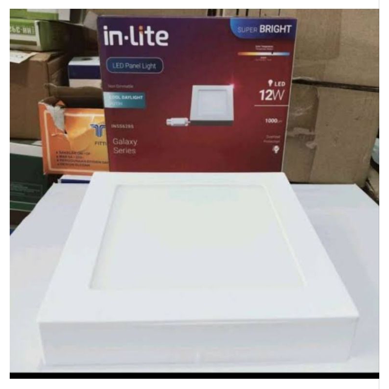 Jual Inlite Lampu Downlight LED 12 Watt Timbul OB Outbow Panel Kotak ...