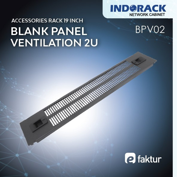 Jual BPV02 INDORACK BLANK PANEL VENTILATION 2U BOLTLESS | Shopee Indonesia