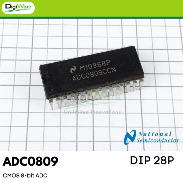 Jual IC ADC0809 DIP 20 Pin CMOS 8 bit | Shopee Indonesia