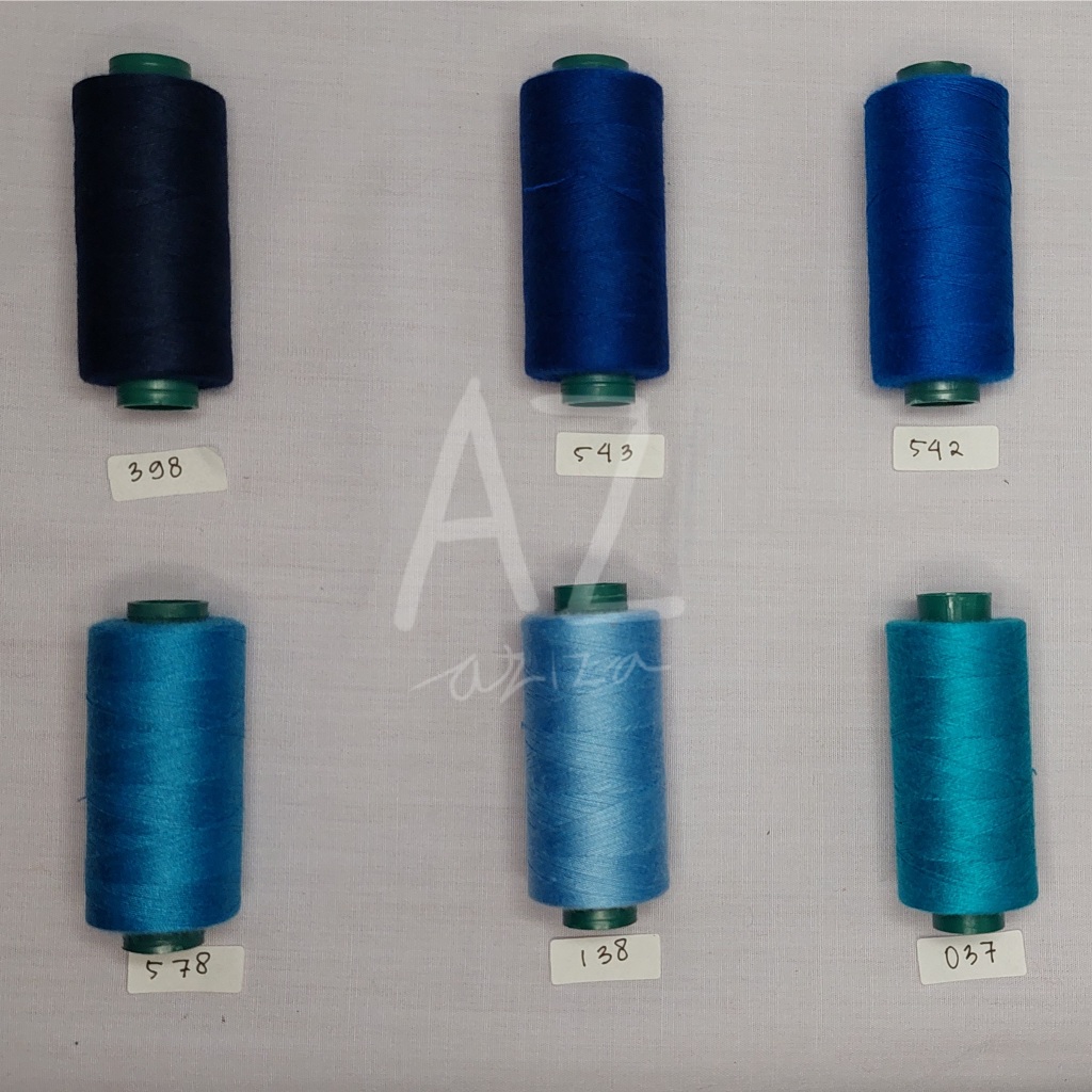 Jual Benang Jahit Yamalon Warna Biru 2 (500 Yard) | Shopee Indonesia