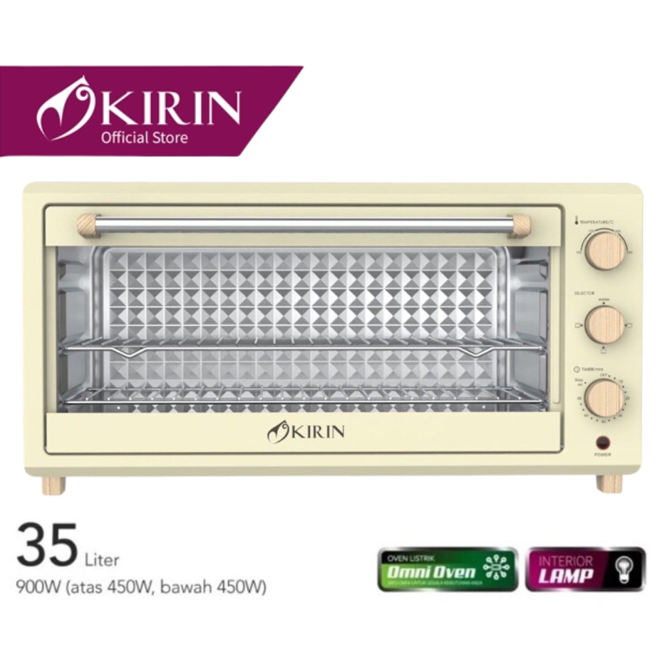 Jual KIRIN Beauty Oven Listrik Wide Body 35L 35 Liter KBO-350WB KBO ...