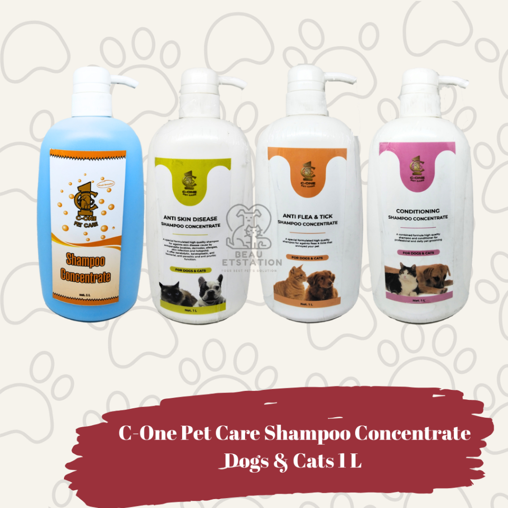 Jual C-One Pet Care Shampoo Dogs & Cats 1 L | Shopee Indonesia