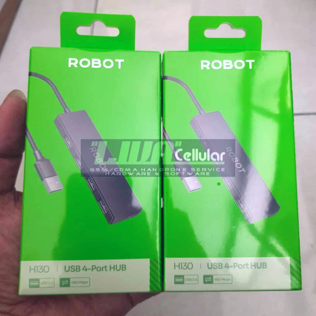 Jual ROBOT H130 4 Ports USB HUB 25cm Portable Multi Function | Shopee Indonesia