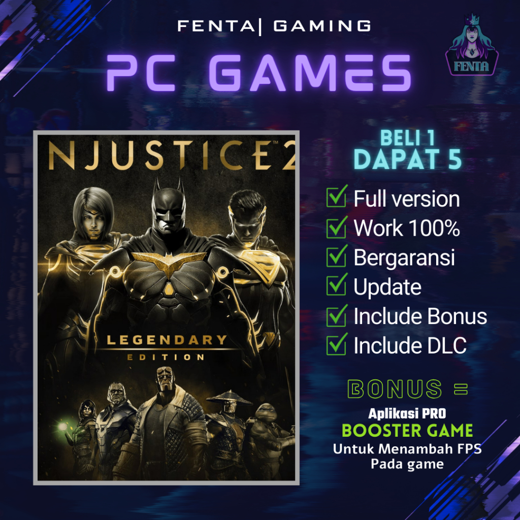 Jual INJUSTICE 2 LEGENDARY EDITION - GAME PC - GAME LAPTOP | Shopee ...