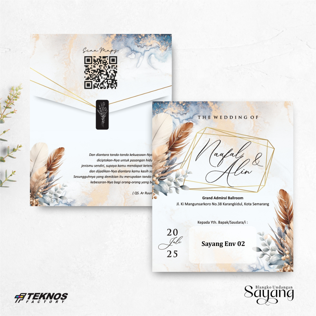 Jual SAMPLE UNDANGAN PERNIKAHAN TEKNOS - SAMPLE UNDANGAN NIKAH | Shopee ...