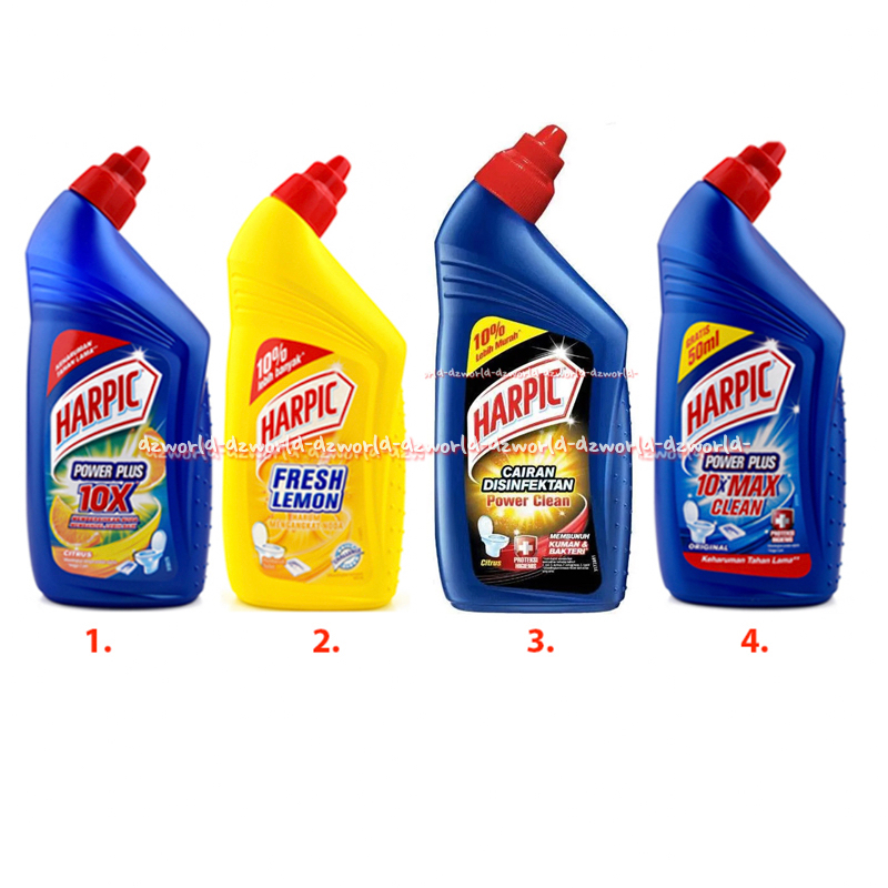 Jual Harpic 405ml Penghancur Kerak Fresh Lemon Power Plus 10x Max Clean ...