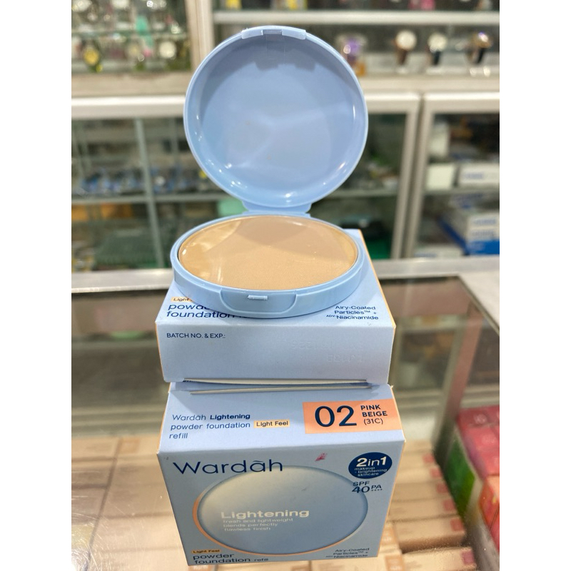 Jual Wardah REFILL Lightening Powder Foundation Light Feel (KEMASAN ...