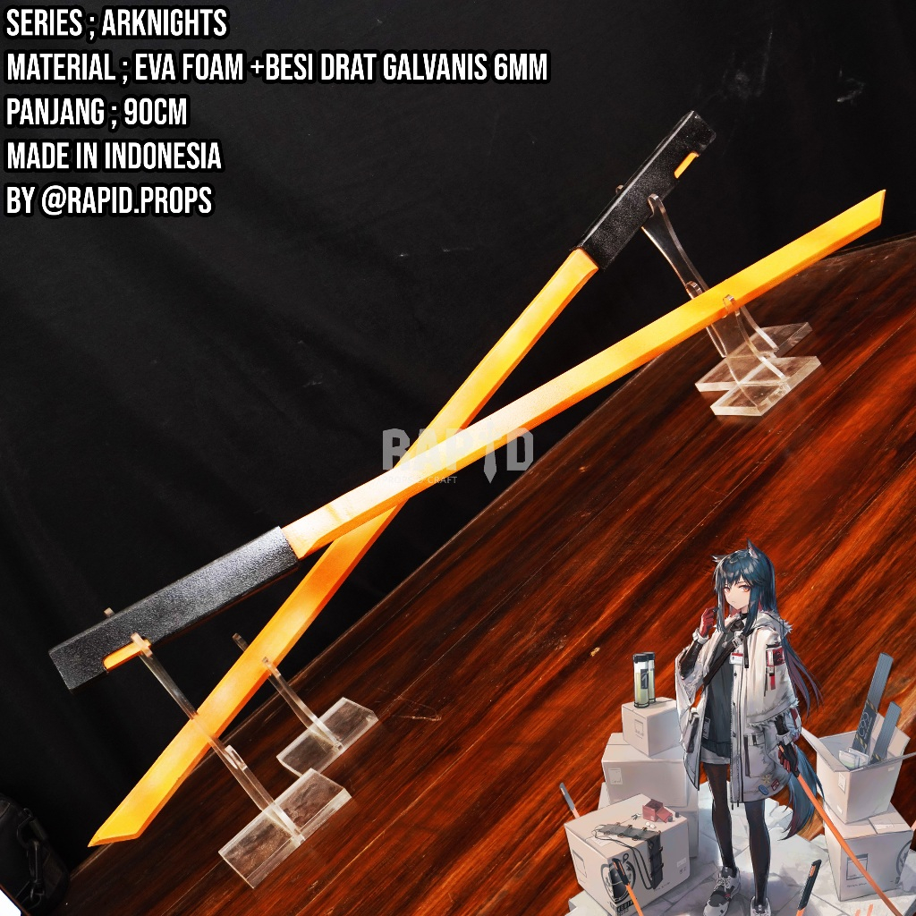 Jual Texas Dual Sword Form Arknights For Cosplay Prop | Shopee Indonesia
