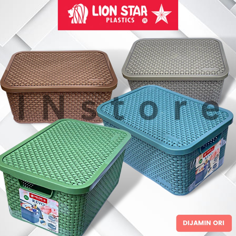Jual Lion Star - Revo Storage Box - Keranjang + Tutup | Shopee Indonesia