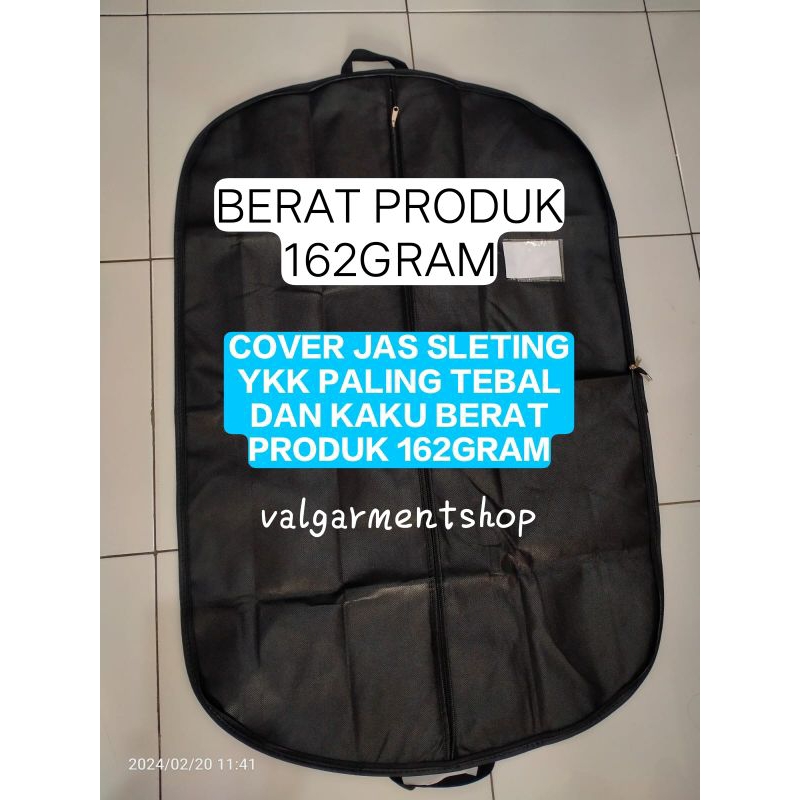 Jual COVER JAS PALING TEBAL DAN KAKU SLETING YKK SARUNG JAS PALING ...