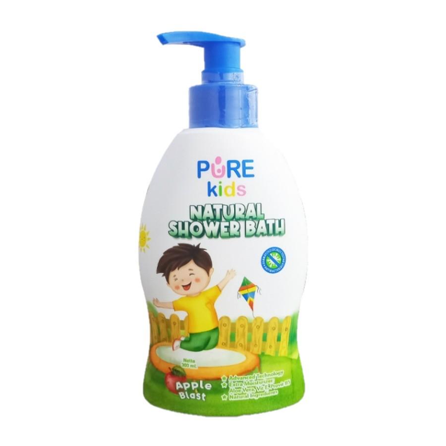Jual Pure Kids Natural Shower Bath Sabun Mandi Anak Pump 300ml | Shopee ...