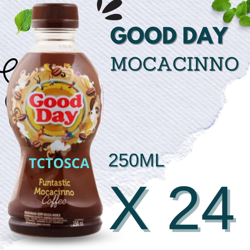 Jual Good Day Mocacino Coffe Botol 250mL 1 Dus Isi 24 Botol | Shopee ...