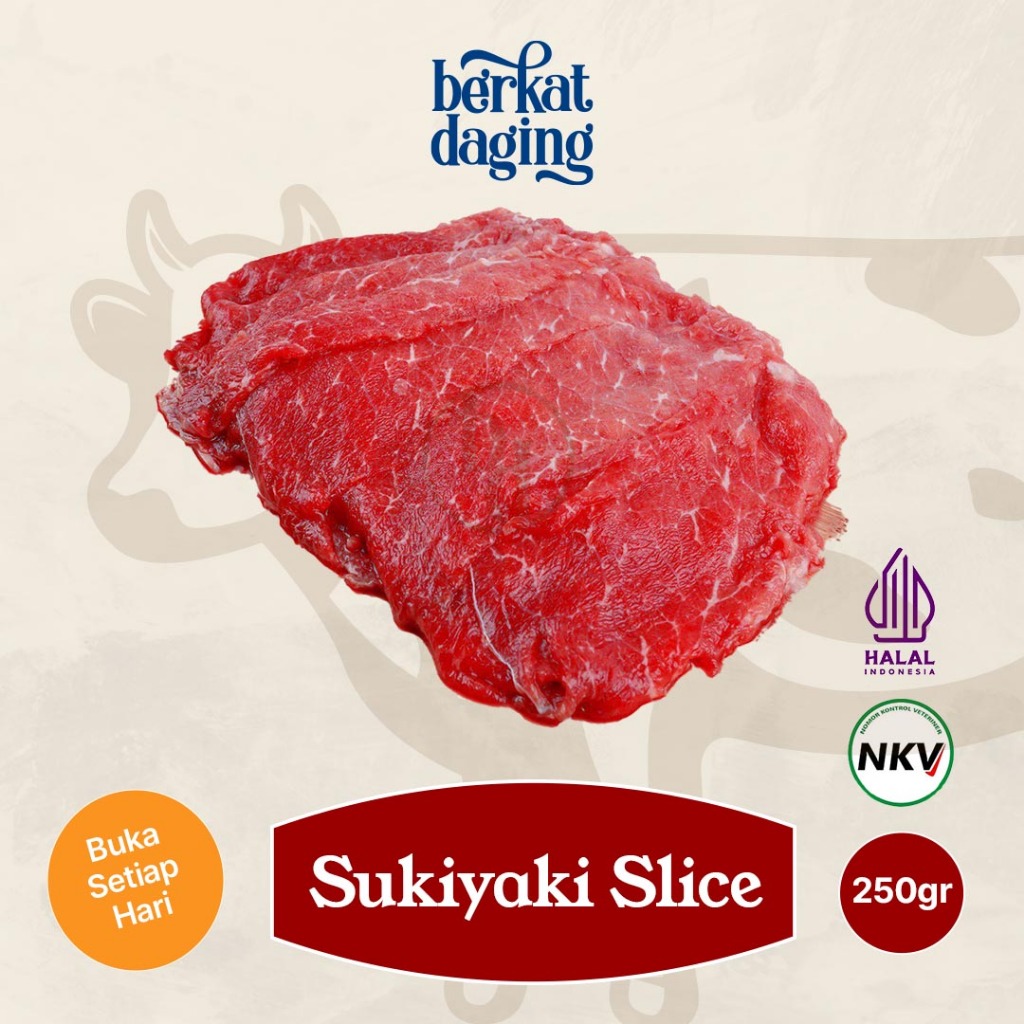 Jual Slice Beef Sukiyaki 250g Sliced Beff Sapi Low Fat Iris Tipis BBQ ...