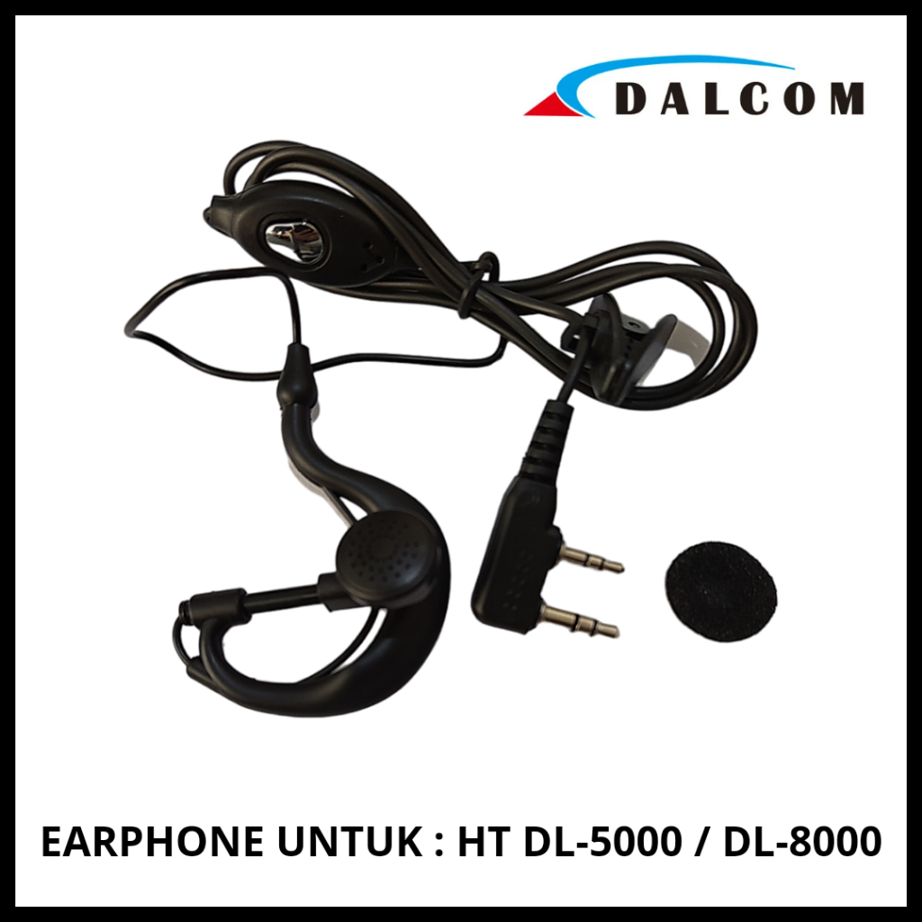 Jual EARPHONE HT DALCOM DL-5000 DL-8000 DAN COCOK UNTUK SEMUA HT CHINA ...