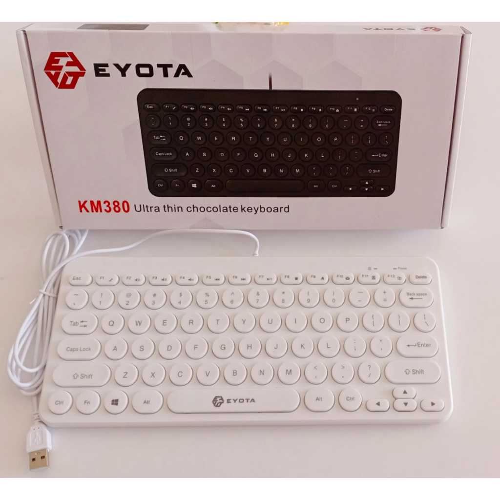 Jual KEYBOARD MINI EYOTA PUTIH | Shopee Indonesia
