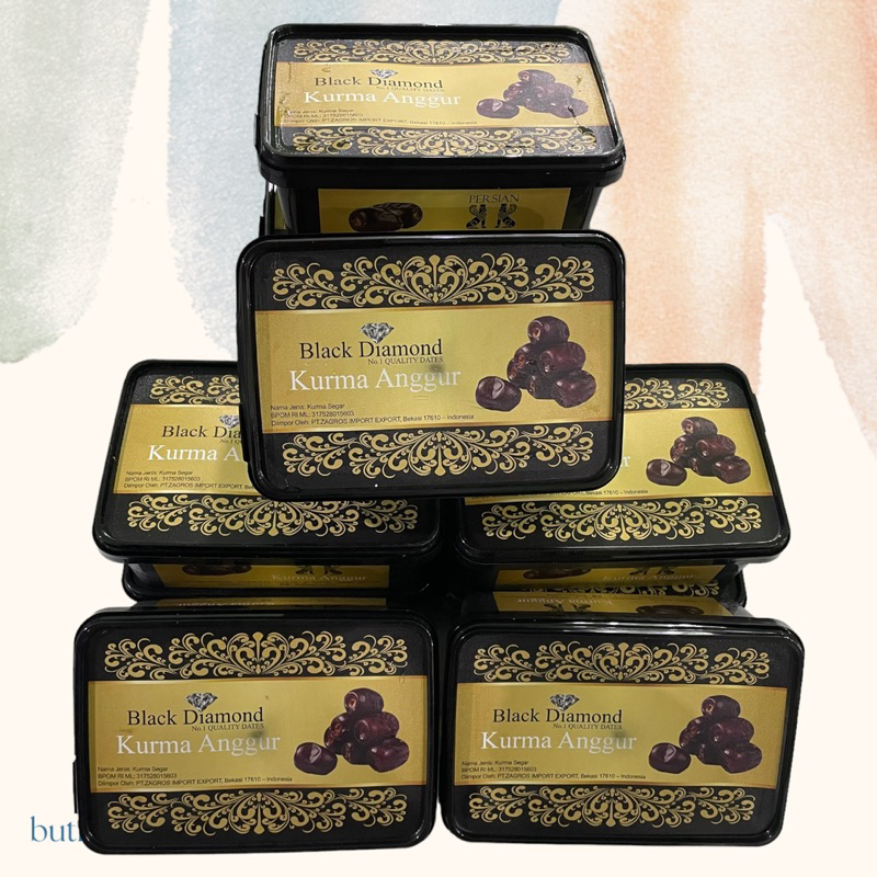 Jual Kurma Anggur Bam Black Diamond | Kurma Palembang | Kurma Bam Murah ...