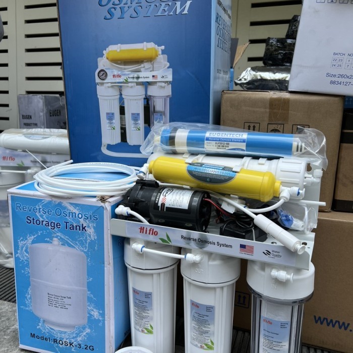 Jual MESIN RO HIFLO 100 GPD DUDUK / MESIN REVERSE OSMOSIS 100 GPD HIFLO ...