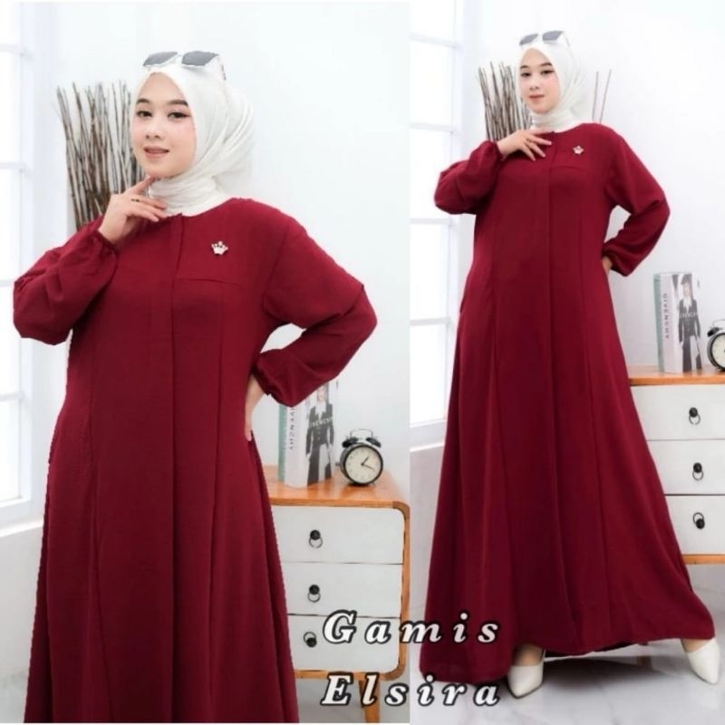 Jual GAMIS CRINKLE ELSIRA / GAMIS CRINKEL WANITA POLOS BUMIL BUSUI ...